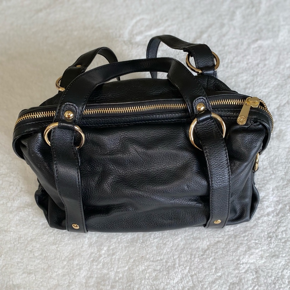 Mk Pebbled Leather Bag - Gem